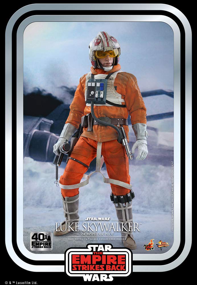 Hot Toys Star Wars The Empire Strikes Back 11 Inch Action Figure 1/6 Scale - Luke Skywalker Snowspeeder Pilot 906711