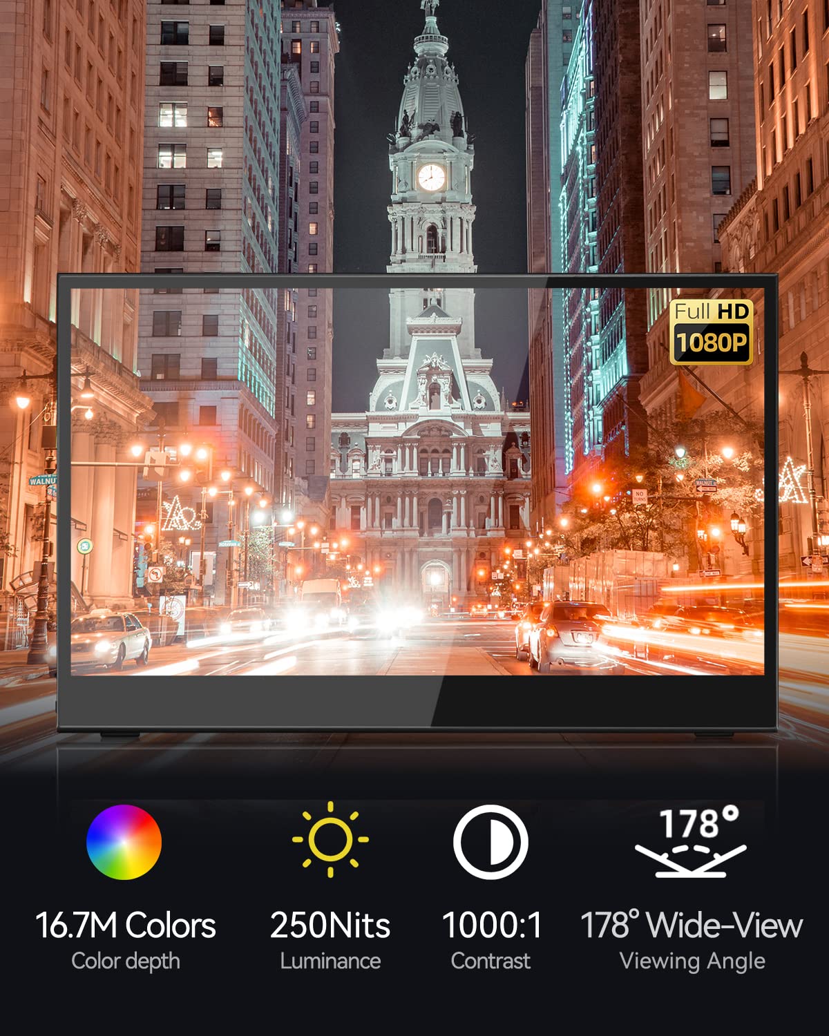 CASKING Upgraded Portable Touch Monitor Bundled with Premium Touch Monitor
