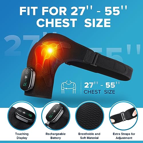 ERHIVORA Shoulder Heating Pads for Shoulder, Shoulder Heat Pad for Frozen Shoulder, Heated Shoulder Wrap for Women Men