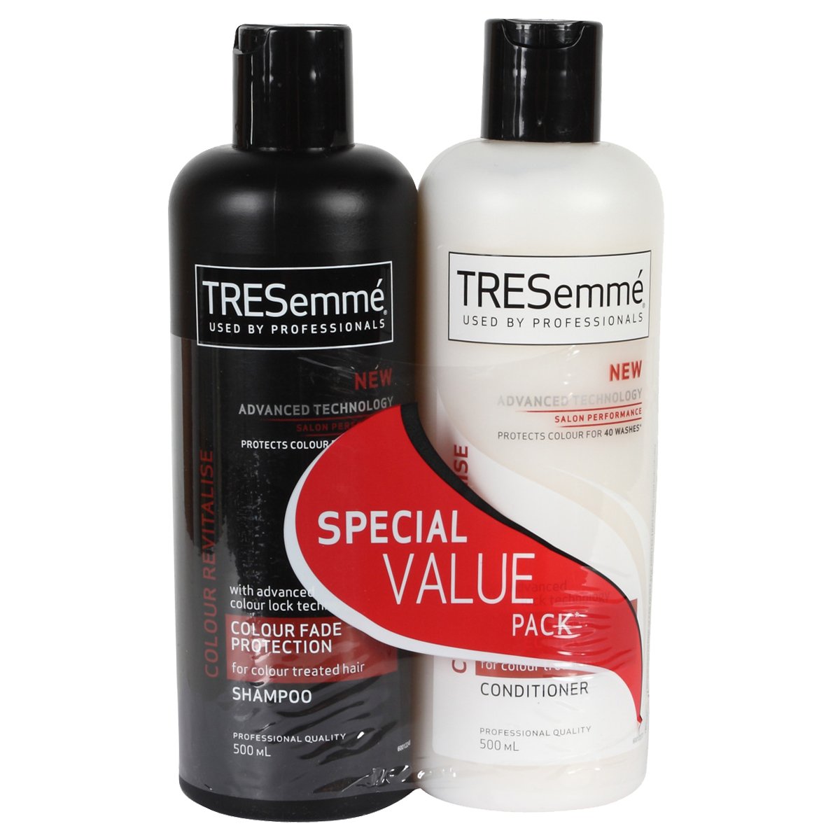 New Tresemme Colour Fade Revitalise Shampoo Conditioner Twin 500ml by TRESemme