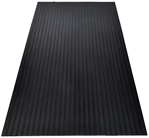 BalanceFrom Heavy Duty Thick Real Rubber Mat Exercise Equipment Floor Mat, 6 ft. x 4 ft., 3/4" Thick