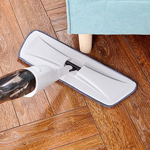FAMKIT Microfiber Spray Mop for Floor Cleaning, Dry Long Handle Floor Mop with 0. 4L Refillable Bottle Washable Pads Scraper for Home Hardwood Laminate Ceramic Tile