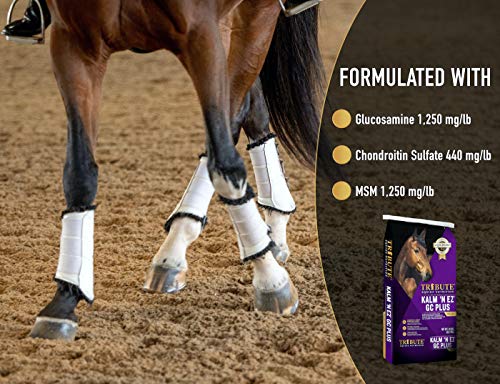 Kalmbach Feeds Tribute Kalm 'N Ez Gc Plus Pellets for Horse, 50 lb