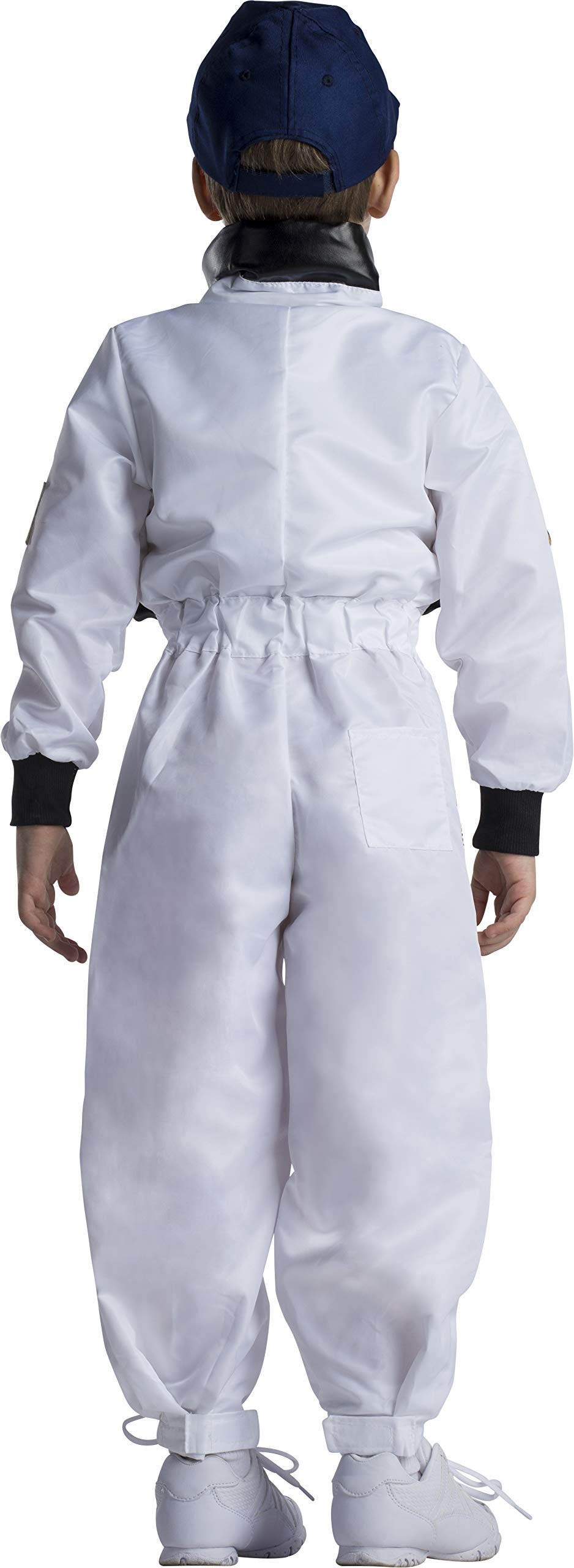 Dress Up America Astronaut Costume for Kids – NASA White Spacesuit for Boys & Girls