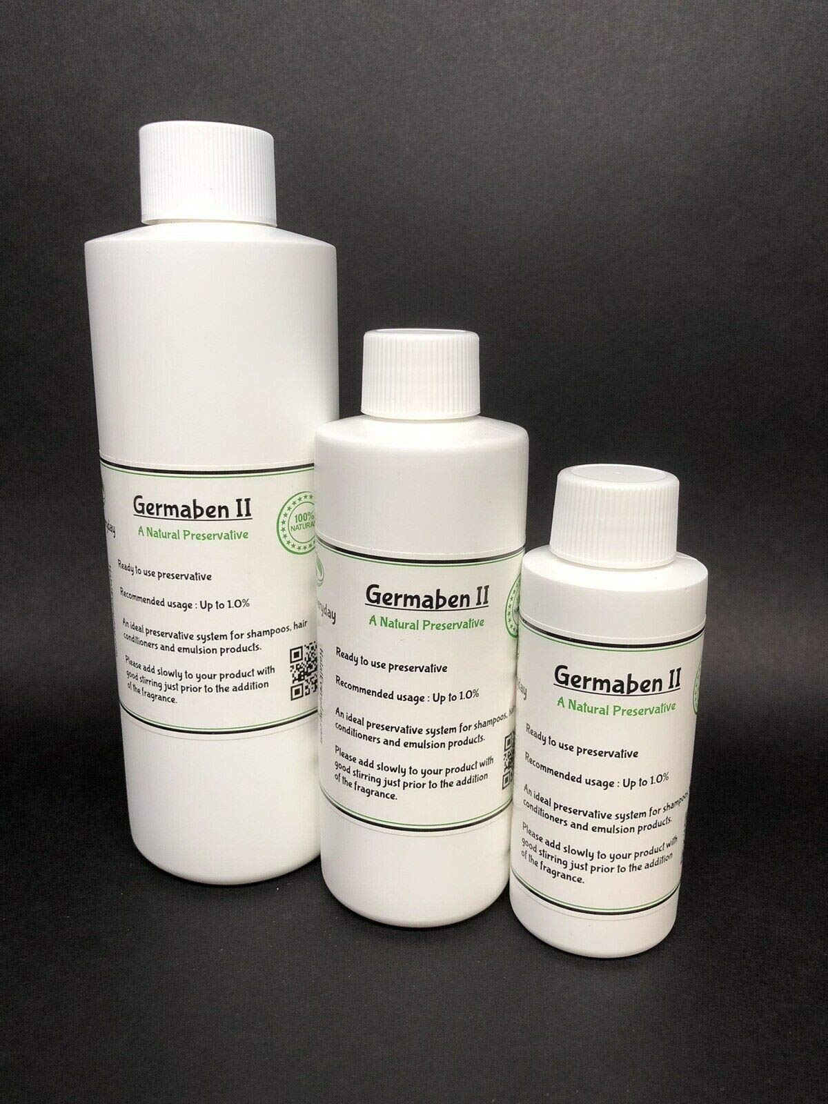 Germaben II 4 Oz - Natural Preservative - Great for Preservation of Personal Care Products - Ready to-use Complete Preservative System with a Broad Spectrum of Activity