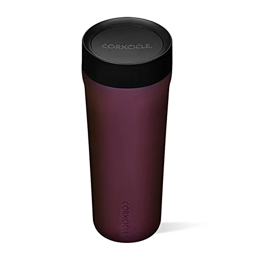 Corkcicle Commuter Cup Insulated Stainless Steel Spill Proof Travel Coffee Mug Keeps Beverages Cold for 9 Hours and Hot for 3 Hours, Nebula, 17 oz