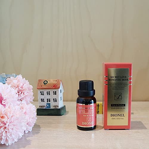 Dionel Secret Love Romantic Rose, perfumes for women, inner perfume oil, Sensual Rose Scent Calling for Love, 15ml/0.51fl.oz