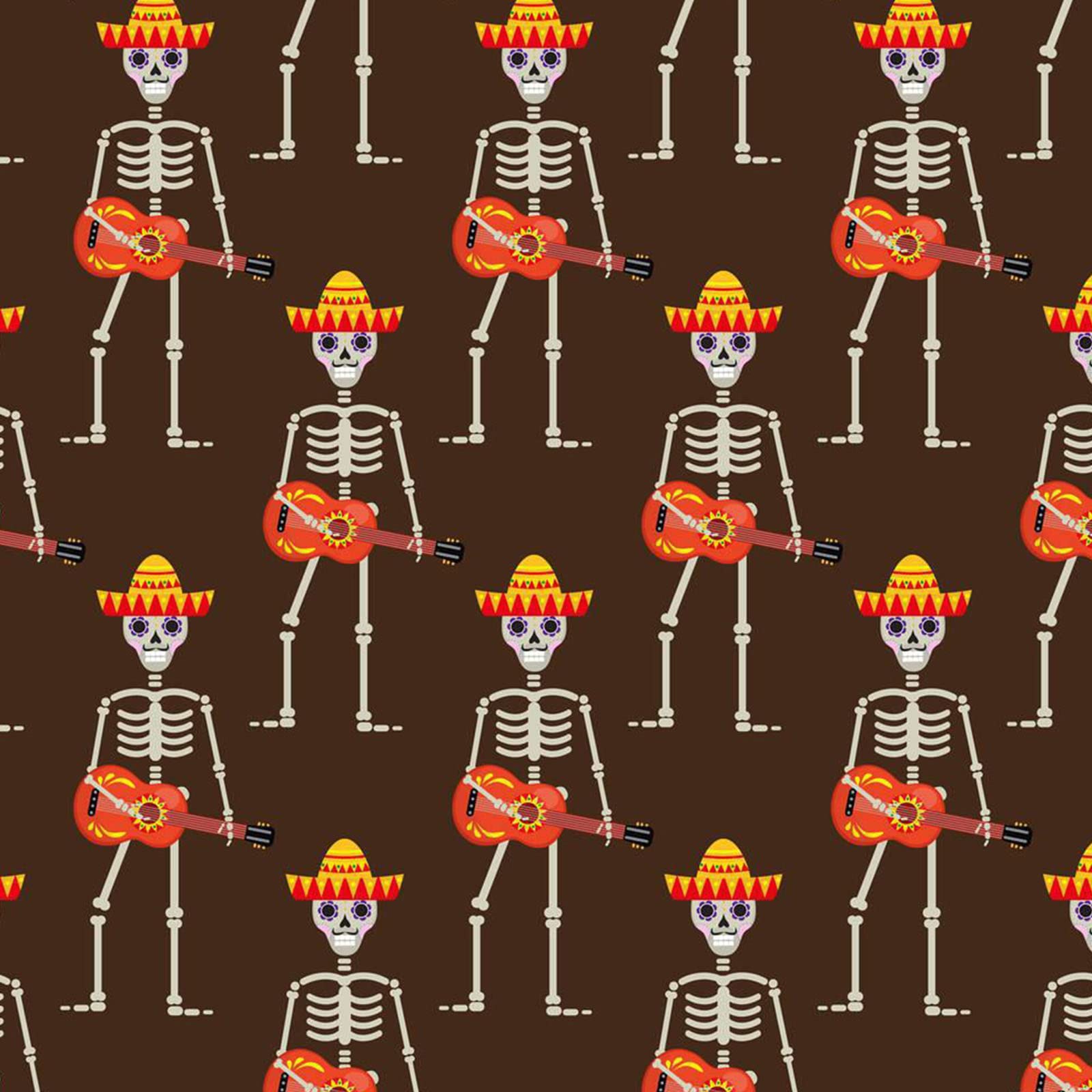 Gigicloud 10pcs Squares Quilting Fabric Bundles, Mexican Fiesta Theme Cotton Fabric Bundle Quilting Sewing Patchwork Cactus Guitar Donkey Printed Fat Quarters Bundle for DIY Sewing Quilting