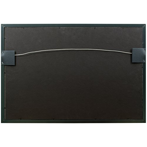 Craig Frames Wayfarer Cork Board, Illustrated United States Push Pin Travel Map, Gallery Black Frame and Pins, 16 x 20 Inch