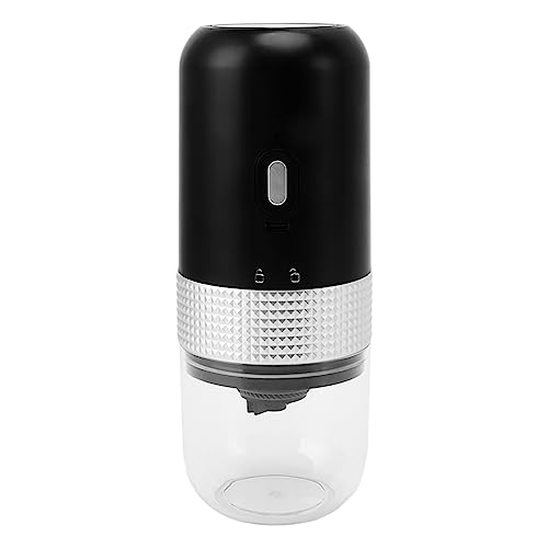 Coffee Bean Grinder, Dry Wet Dual Use Practical 200ml Compartment Capacity Powder Coffee Grinder for Office