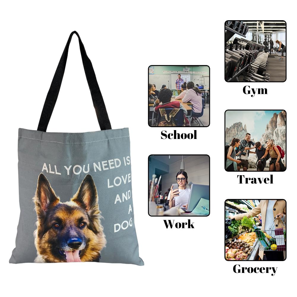 BAGEYOU Coonhound Dog Space Astronaut Tote Bag Funny Animal Casual Canvas Shoulder Bag for Shopping Work Beach