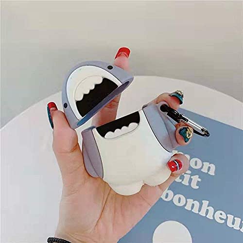 Compatible for Airpods 1/2 Case Cover, 3D Cute Cartoon Funny Fun, Silicone Air pods Stylish Chic Character Skin Keychain Kits,Funny Boys Girls Kids Teens Women Cases for Airpods 1&2