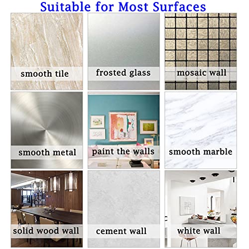 HIAWMULN Adhesive Hooks, 30 Pack Utility Hooks, 22lb(Max) Wall Hooks Transparent Seamless Hooks, Waterproof Oilproof Hooks for Bathroom, Kitchen, Office