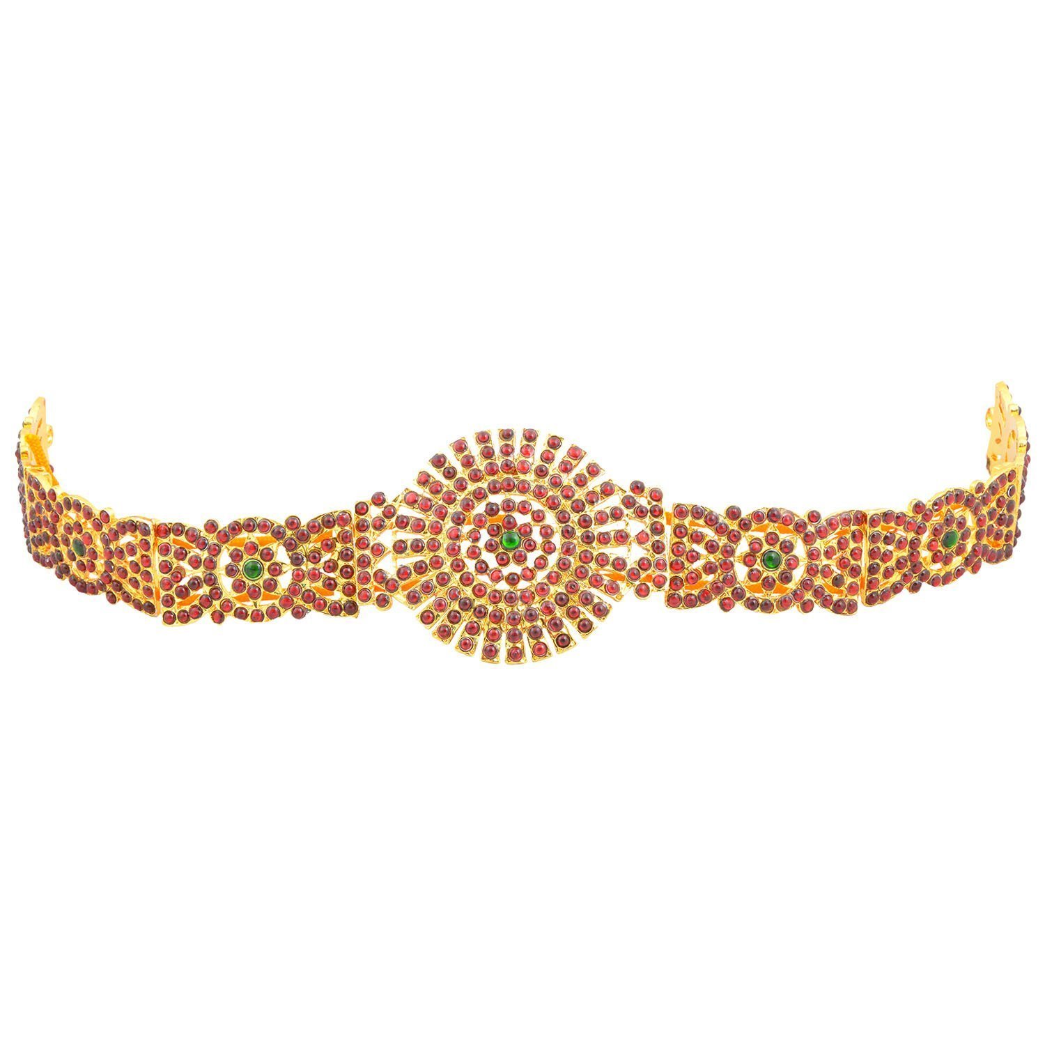 Fashionatelier Multi Color Full bharatanatyam Dance Set (10 Items)