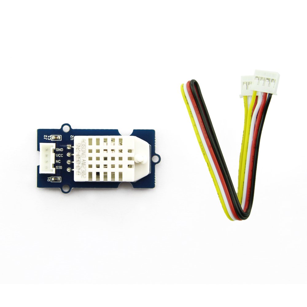 seeed studio Grove Temperature Humidity Sensor Pro Module(AM2302/DHT22) Digital Interface 3.3/5V, Sensor for Temp(-40~80℃) Humi(0~99.9% RH) Monitor Compatible with Board Arduino/Raspberry Pi