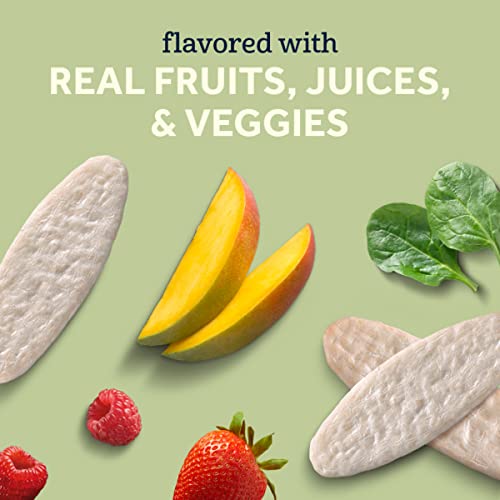 Gerber Snacks for Baby Teethers, Banana Peach, Gentle Teething Wafers, Flavored with Real Fruits & No Artificial Flavors, 12 Individually Wrapped 2 Packs/Box (Pack of 2 Boxes)