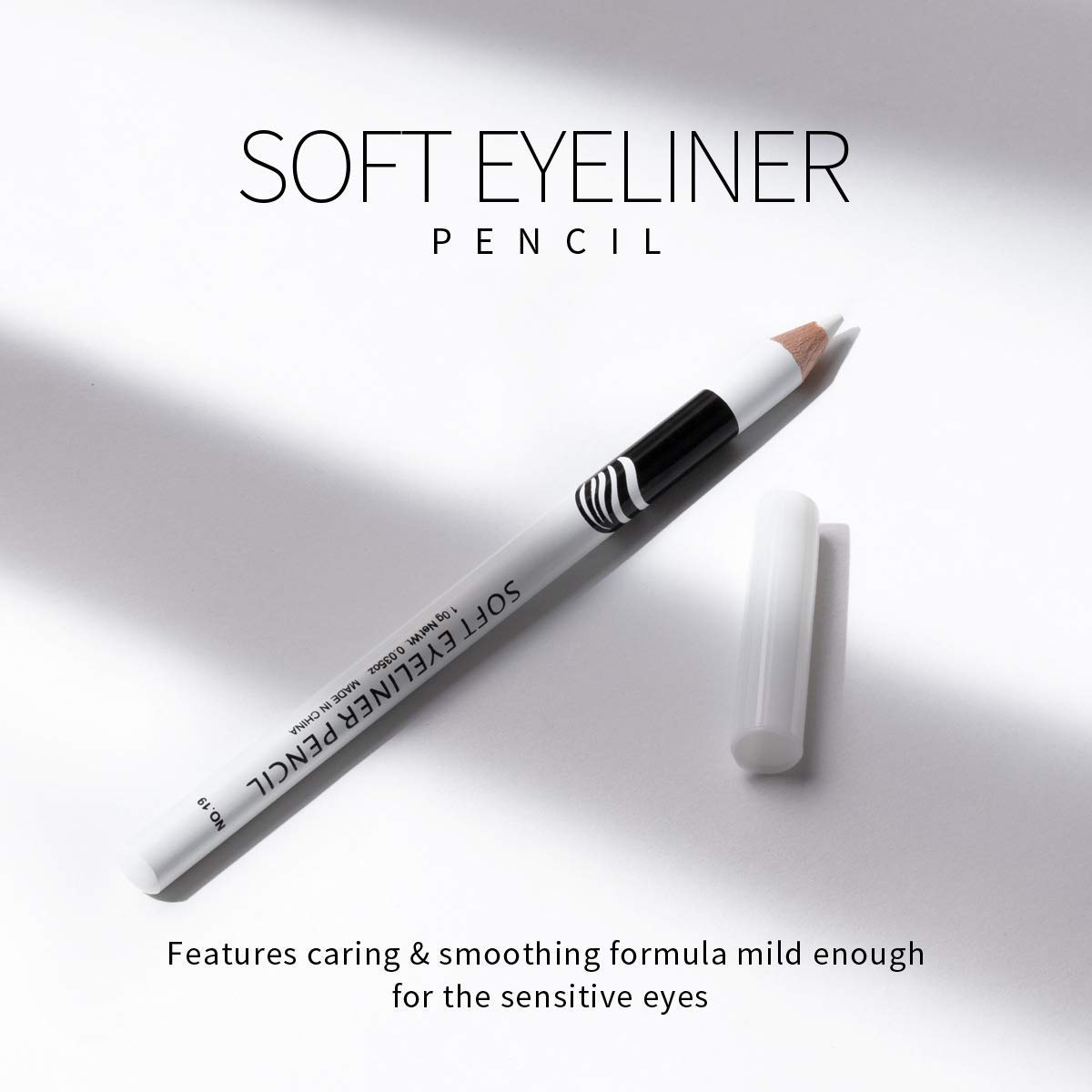 White Eyeliner Pencil Professional Highlighter Eye Liner Pen Soft Strokes Waterproof Long-Lasting Eyeshadow Eye Silkworm Brighten Pencil Beauty Makeup Tool (48pcs)