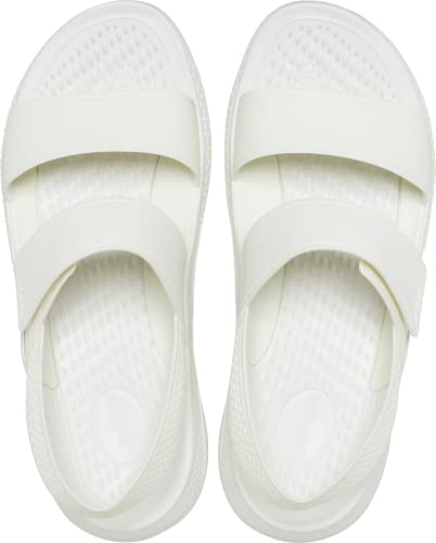 Crocs LiteRide 360 Sandals for Women, Almost White, 7