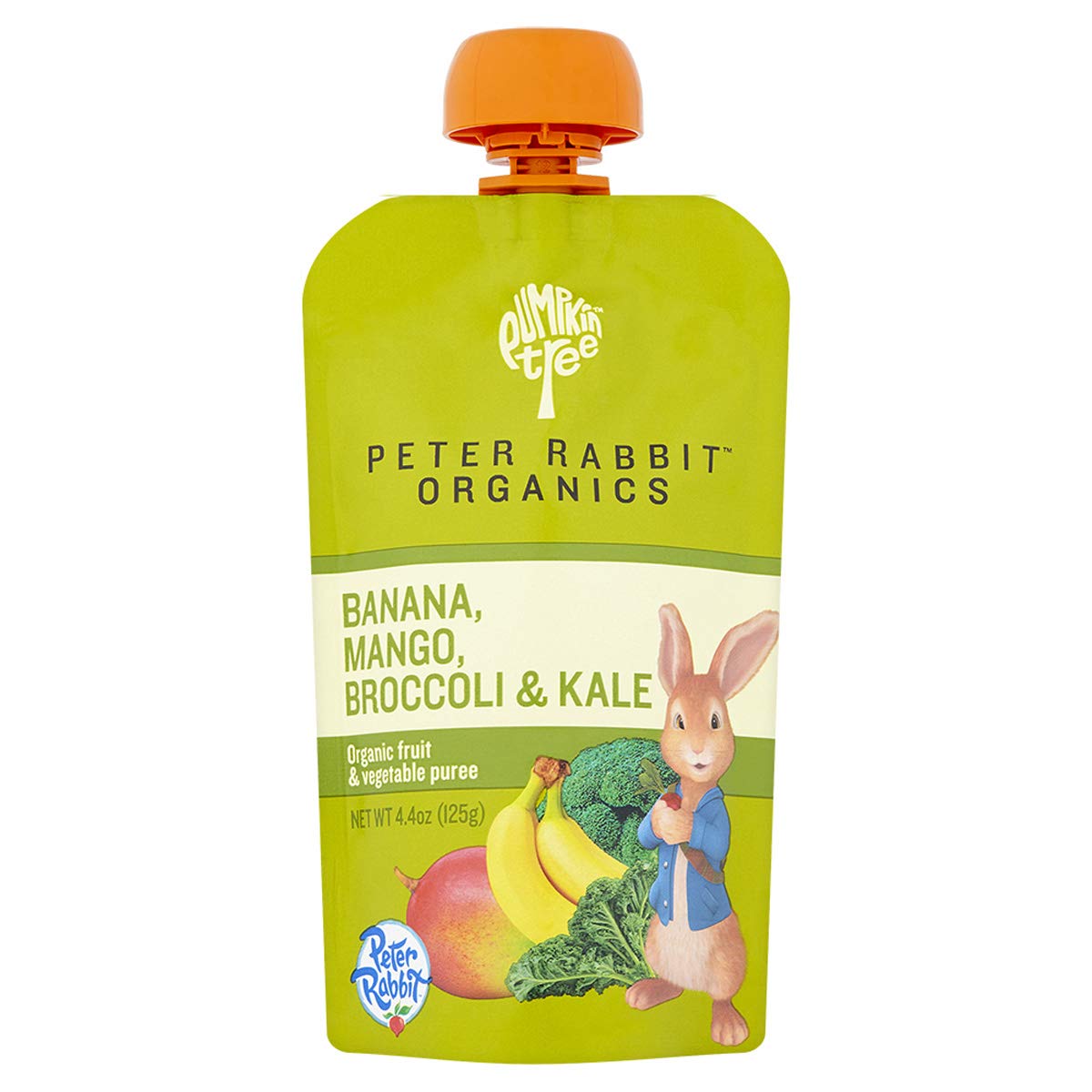 Peter Rabbit Organics Kale, Broccoli and Mango, 4.4-Ounce Pouches (Pack of 10)