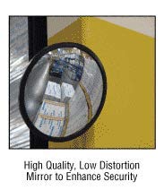 CRL PLXR26 26" Diameter Circular Heavy-Duty Clear Plexiglas Convex Mirror