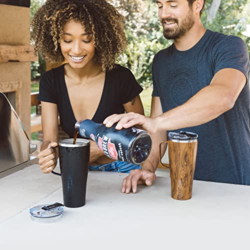 BrüMate Toddy XL - 32oz 100% Leak Proof Insulated Coffee Mug with Handle & Lid - Stainless Steel Coffee Travel Mug - Double Walled Coffee Cup (Ice White)
