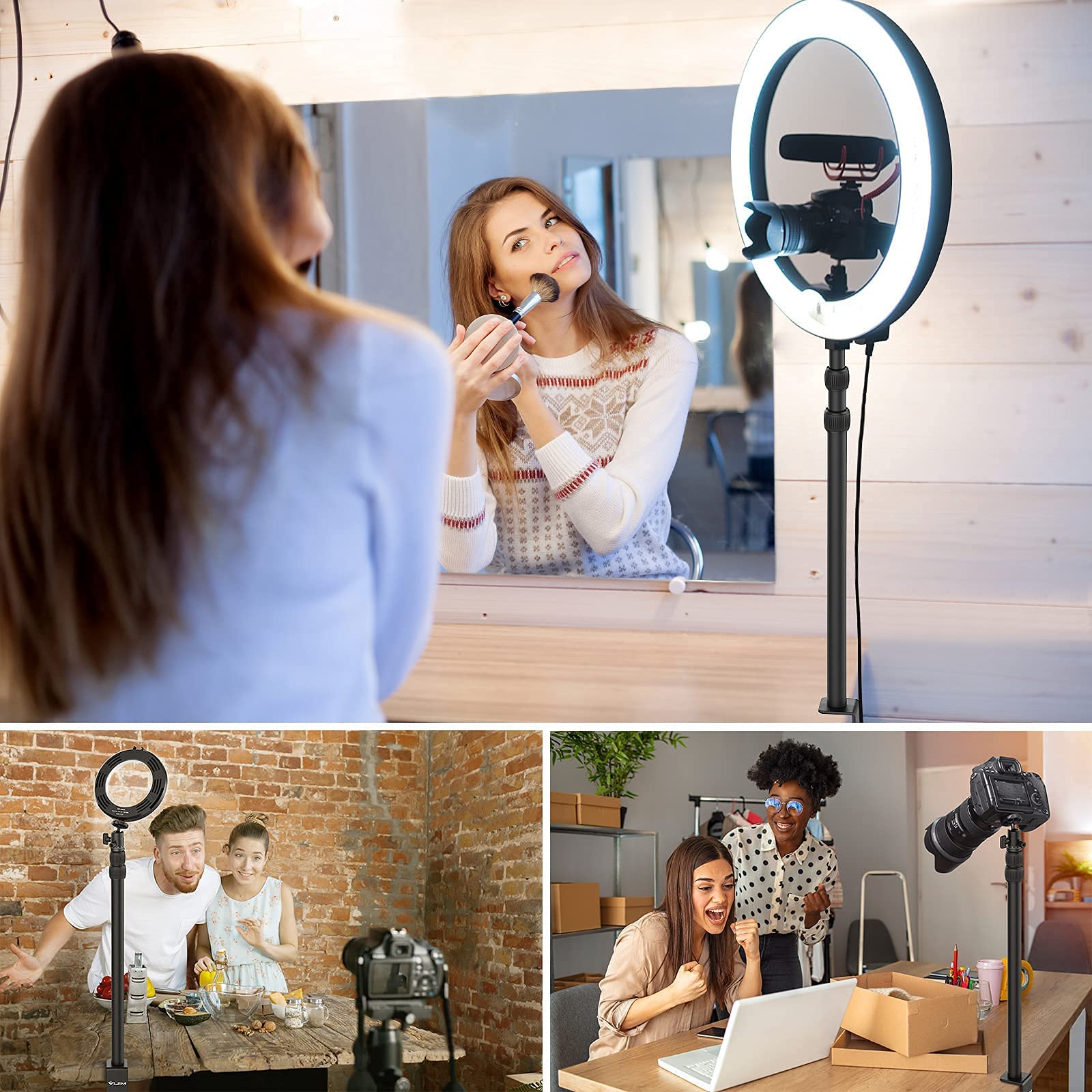 VIJIM LS03 Camera Desk Mount + VIJIM LS08 Overhead Camera Desk Mount