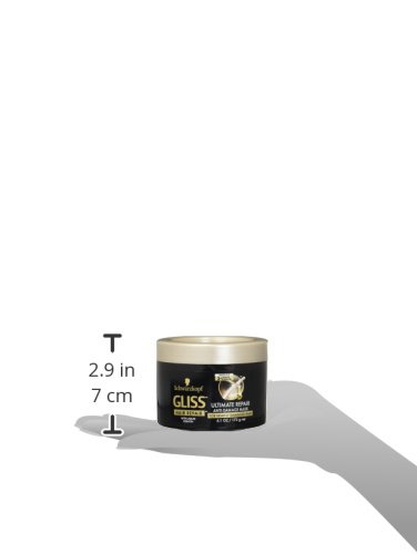 GLISS Hair Repair Anti Damage Mask, Ultimate Repair, 6.1 Ounce (Pack of 3)