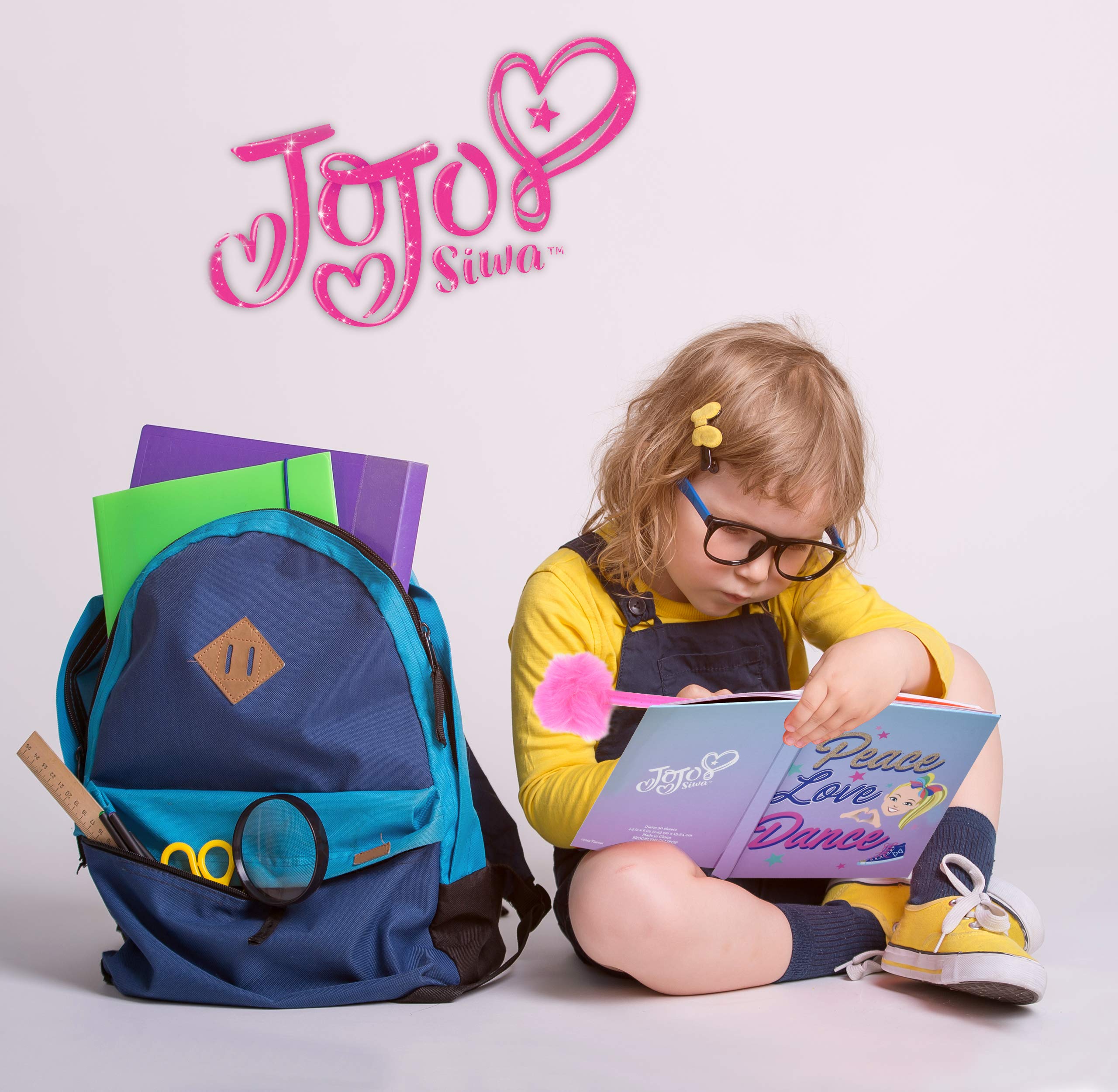 Gift Boutique JoJo Siwa Coloring and Activity Set, Diary Journal Art Kit with Lock and Key, Drawing Sketch Pad Notebook, Pen, Craft Stickers Bookmark for Girls Boys and Kids