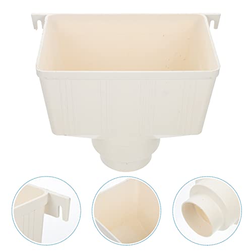 DOITOOL Gutter Downspout Adapter Universal Rainwater Gutter Downspout Outdoor Downspout Drainage Connector for Gutter Downspout Extensions (10.41x8.25x5.82 Inch)