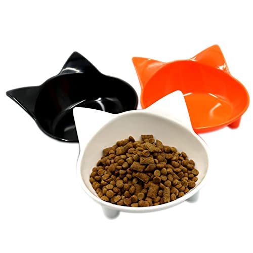Cat Bowls, Anti-Slip Multi-Purpose Cat Food Bowl Pet Water Bowl Cat Feeding Bowl for Cats and Small Dogs (Pink)
