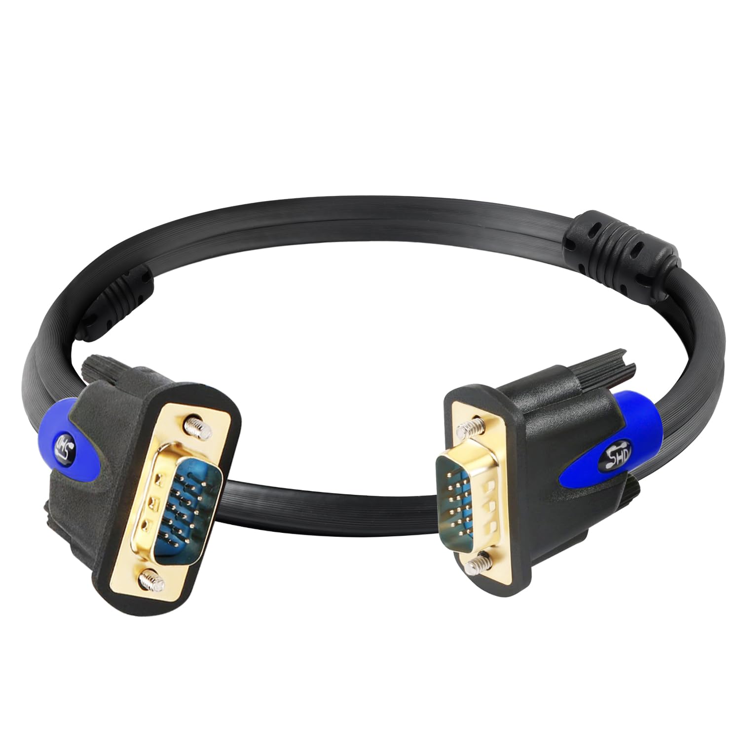 SHD VGA Cable, VGA to VGA HD15 Monitor Cable for PC Laptop TV Projector-6Feet