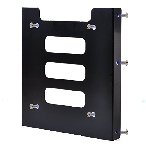 UCEC SSD Mounting Bracket kit 2.5 to 3.5 Hard Drive Adapter (SATA Data Cables and Power Cables Included) (2 x Bracket Conversion Frame)
