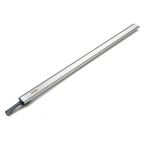 Bora 100β WTX Ruled Clamp Edge Saw Guide for Woodworking, Contractors, Carpenters and DIY, Guide for Circular Saws, 100 Inch Cutting Length, 545100