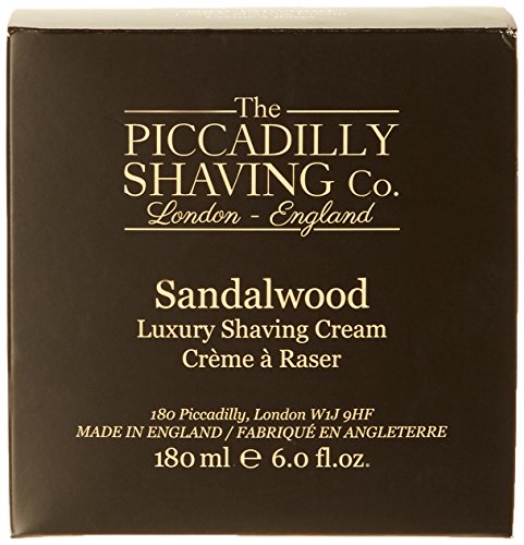 Piccadilly, Sandalwood Shaving Cream, 180 Gram
