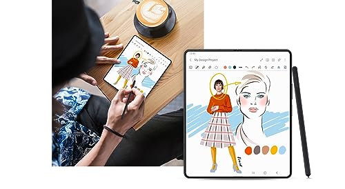 Galaxy Z Fold 5 S Pen Fold Edition Stylus Pen, Slim 1.5mm Pen Tip, 4,096 Pressure Levels for Samsung Galaxy Z Fold 5 Phones Only (Pink)