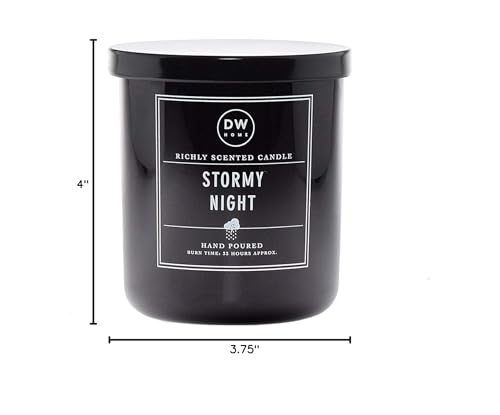 DW Home Richly Scented Stormy Night Single Wick Candle