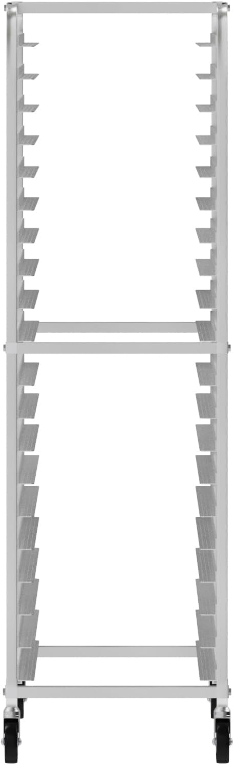 Express KitchQuip Commercial 20 Tier Bun Baking Pan Rack Sheet Pan Rack W/2 Brake Wheel - NSF