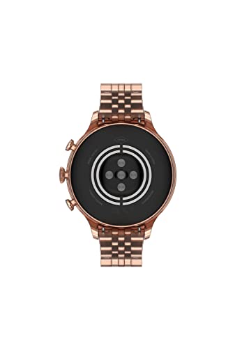 Fossil Women's GEN 6 Touchscreen Smartwatch with Speaker, Heart Rate, NFC, and Smartphone Notifications, Rose Gold, Bracelet