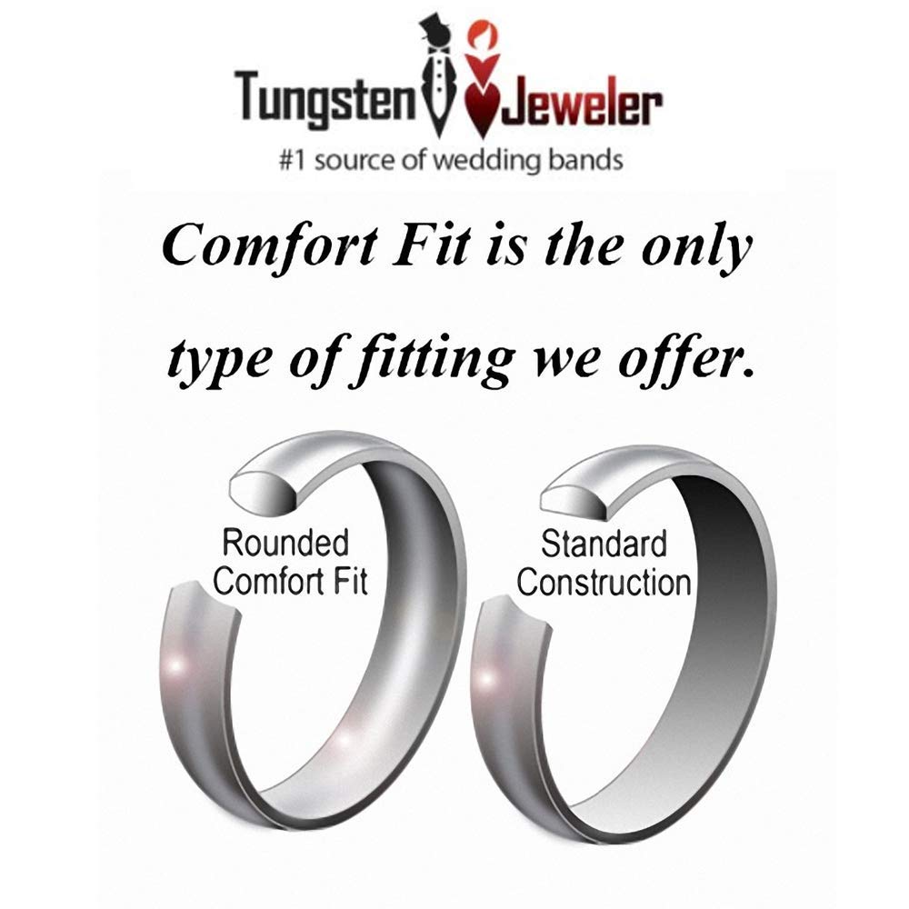 Free engraving Ring for Men and Ring for Women 8MM/6MM Tungsten Carbide Celtic Knot Dragon and Carbon Fiber Inlay Wedding Band Ring and Rings for couples