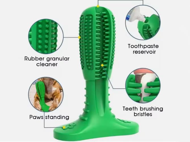 Dental and Treat Chew Sticks β Fresh Breath & Plaque Control β Peanut Butter Chew Toy - for Dogs, Pigs, Rabbits, or Other Pets - (Green)
