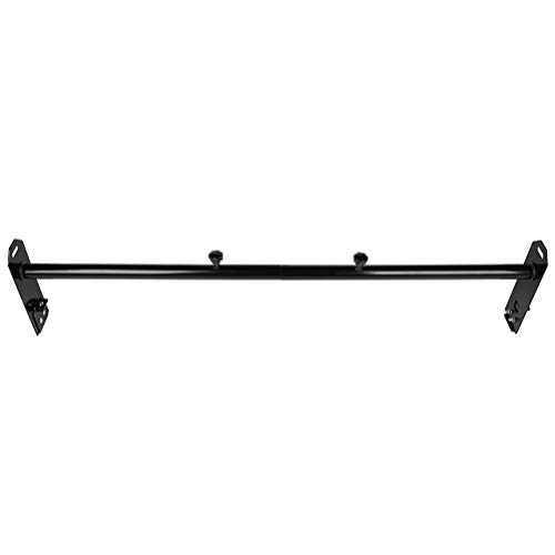 ECCPP Adjustable Van Ladder Rack Hightop 2 Bars Roof Rack fit for Chevy Express 2500 for Dodge for Ford E-250/350 for GMC Savana with Rain Gutters Heavy-Duty Steel Pickup Truck Ladder Rack