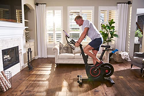 Echelon Smart Connect Fitness Bike, 30-Day Free Echelon Membership, Easy Storage, Small Spaces, Cushioned Seat, Solid, Stable Design, HIIT, Top Instructors, 32 Resistance Levels, Bluetooth