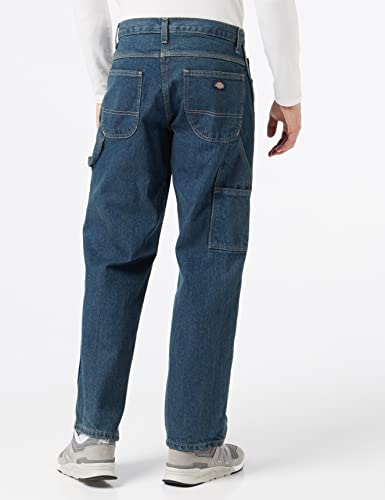 Dickies mens Relaxed Fit Carpenter jeans, Tinted Heritage Khaki, 38W x 32L US