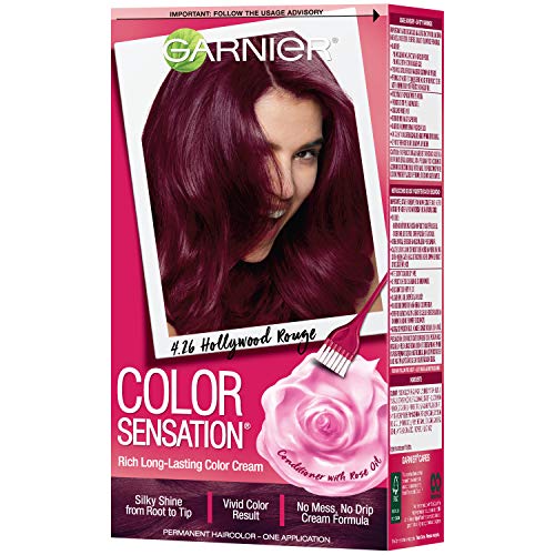 Garnier Hair Color Sensation Rich LongLasting Color Cream, 4.26 Intense Burgundy, 1 Count