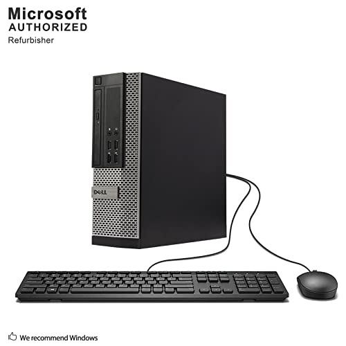 Dell Optiplex 990 Desktop Computer Package - Intel Quad Core i5 3.1-GHz, 16GB RAM, 2 TB, DVD-RW Drive, 20 Inch LCD Monitor, Keyboard, Mouse, WiFi, Bluetooth, Windows 10 (Renewed)
