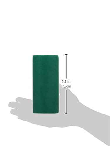 Falk Tulle Fine Mesh 6" Wide 25yd Spool-Hunter Green