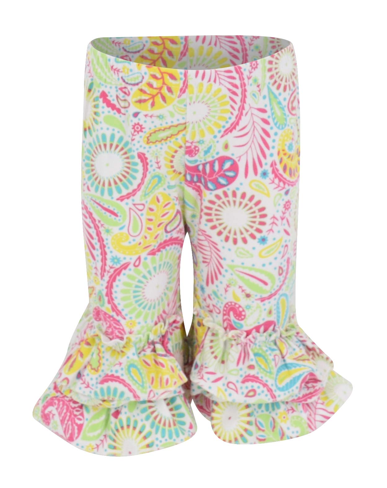 Unique Baby Girls Paisley Easter Bunny Easter Outfit (7/XXL, Pink)