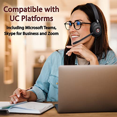 Cyber Acoustics CA Essential USB Headset (HS-2000) β Professional Headset for Calls & Music, All-Day Comfort, Integrated Ear Cup Controls, Optimized for UC Platforms