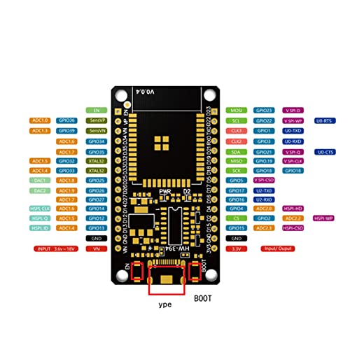 Asukohu ESP32 Development Board Type-C USB CH340C WiFi+Bluetooth Ultra-Low Power ESP32-DevKitC-32 ESP-WROOM-32 Board esp32 Development Board Type-c