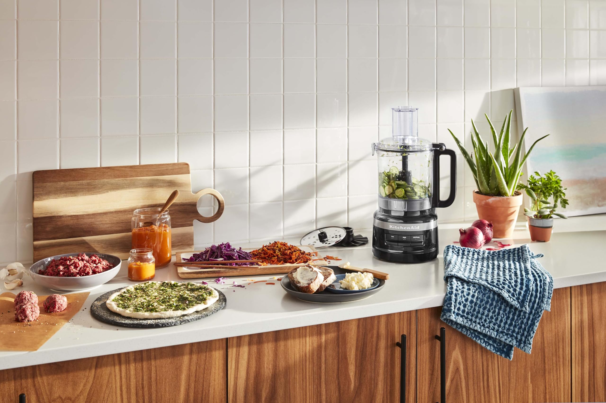 KitchenAid 9 Cup Food Processor - KFP0921, Onyx Black
